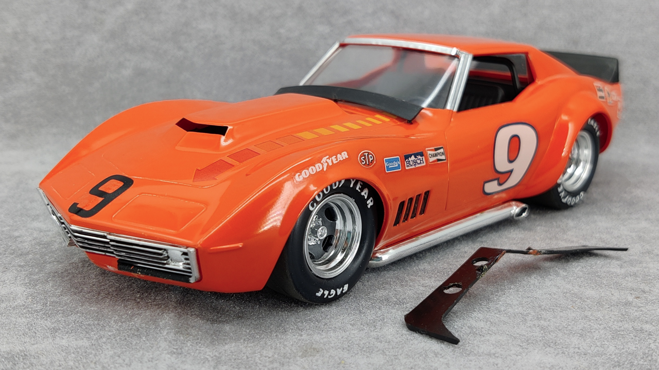 1968-1972 Chevy Corvette Racer Built Kit - Spotlight Hobbies