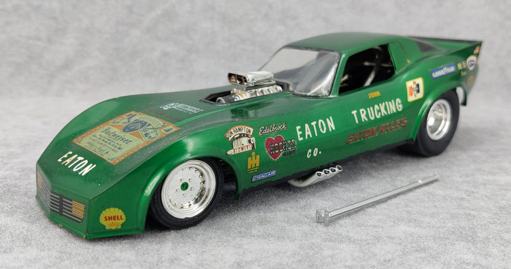 MPC Chevy Corvette Funny Car Built Kit - Spotlight Hobbies