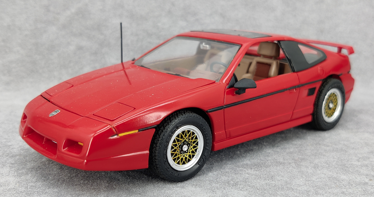 MPC 1988 Pontiac Fiero GT Built Kit - Spotlight Hobbies