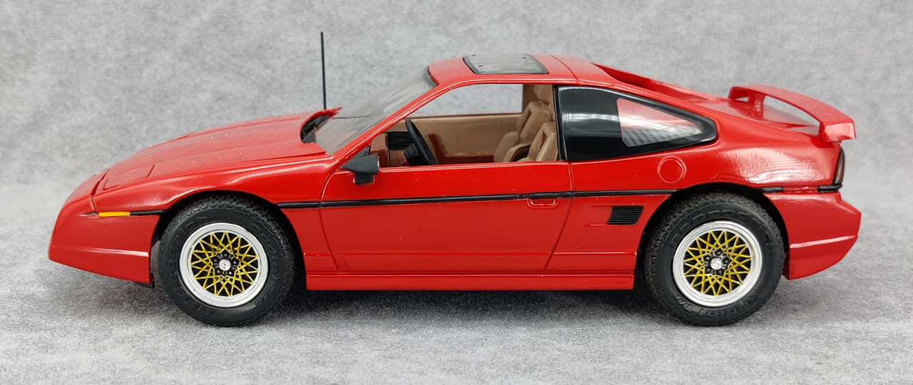 MPC 1988 Pontiac Fiero GT Built Kit - Spotlight Hobbies