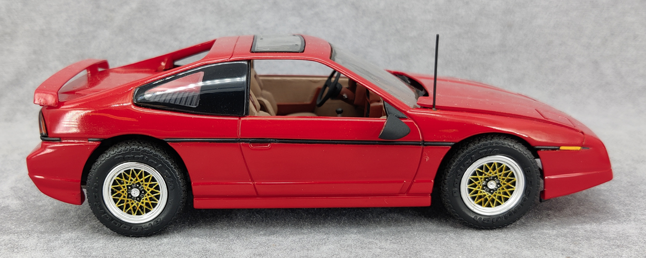 MPC 1988 Pontiac Fiero GT Built Kit - Spotlight Hobbies