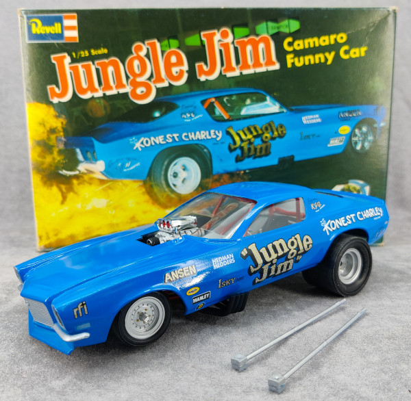 Revell “Jungle Jim” Chevy Camaro Funny Car Built Kit - Spotlight Hobbies