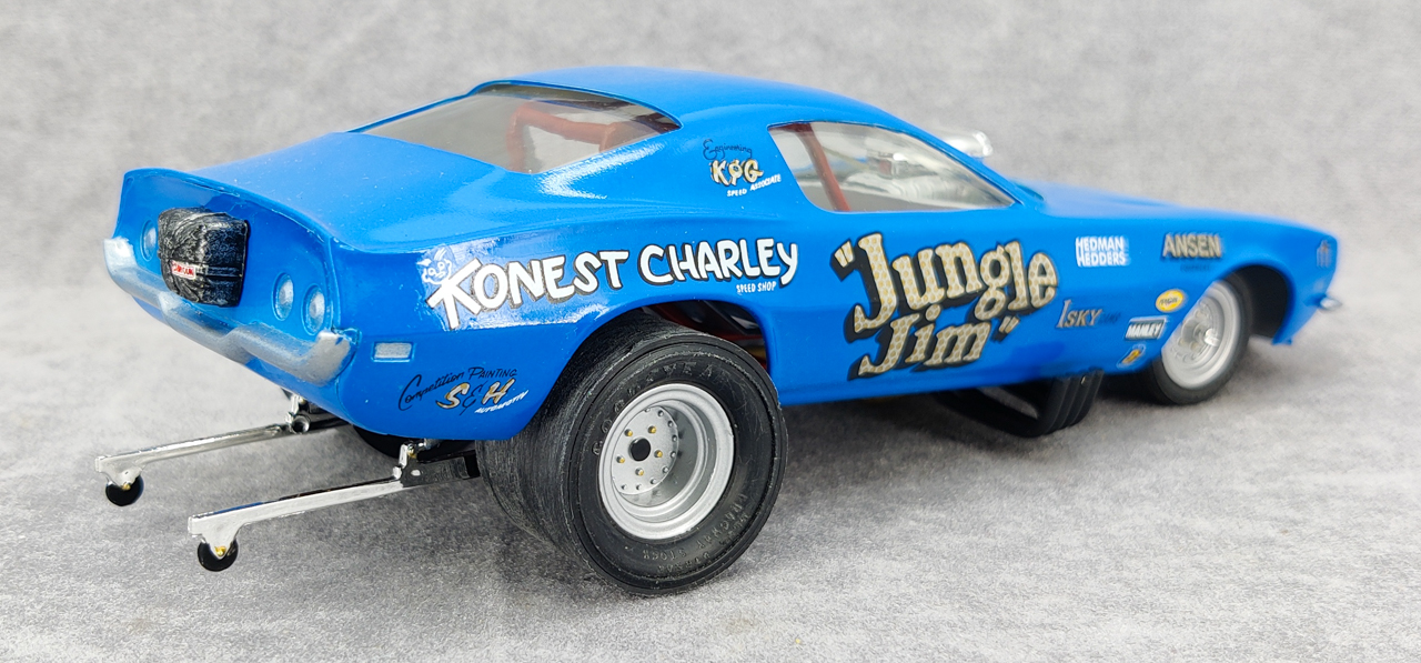 Revell “Jungle Jim” Chevy Camaro Funny Car Built Kit - Spotlight Hobbies