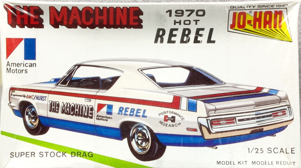 Jo-Han 1970 AMC Rebel "The Machine" - Stock or Super Stock Drag ...