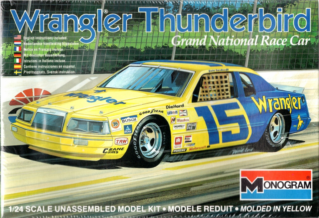 Monogram Dale Earnhardt #15 "Wrangler" 1983 Ford Thunderbird ...