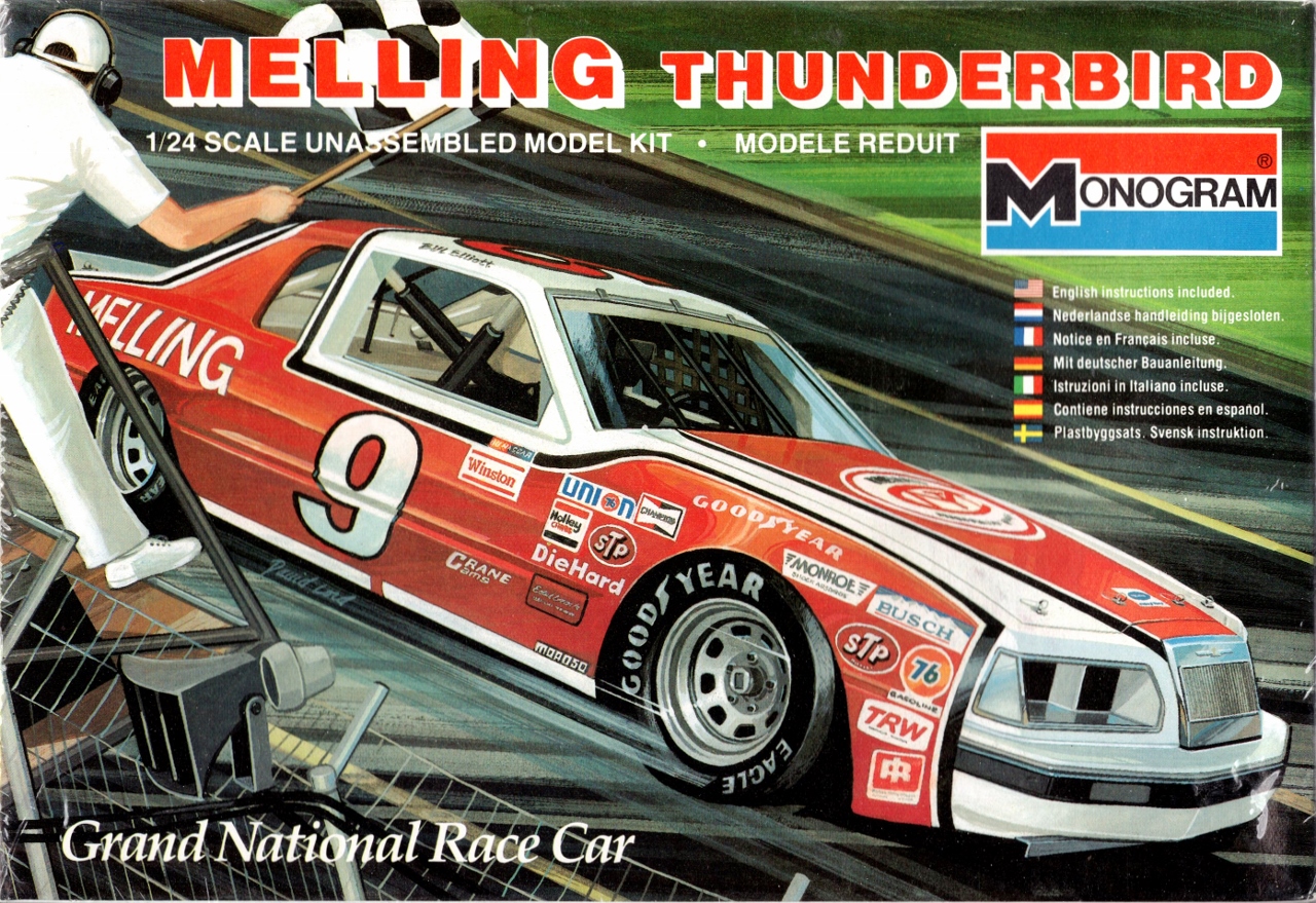 Monogram Bill Elliott #9 "Melling" 1983 Ford Thunderbird - Spotlight ...