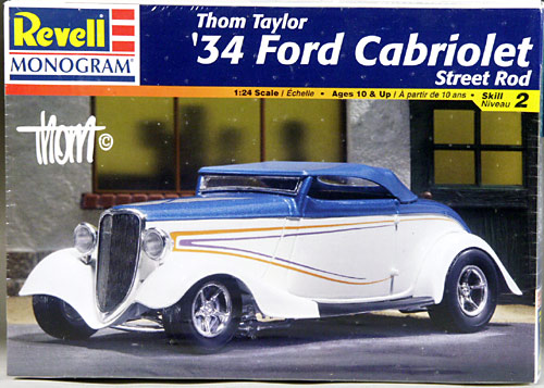 Revell Thom Taylor 1934 Ford Cabriolet Street Rod - Spotlight Hobbies