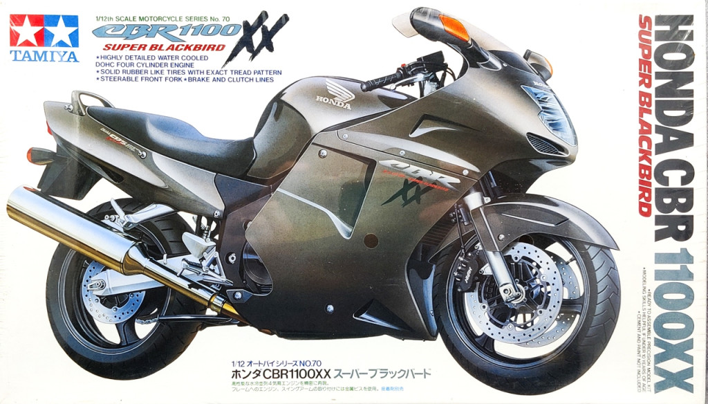 Tamiya Honda CBR 1100XX "Super Blackbird" Motorcycle - 1/12 Scale ...