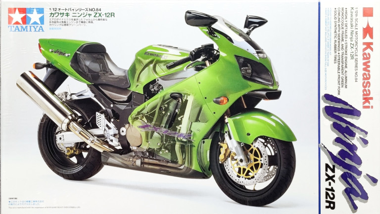 Tamiya 1999 Kawasaki Ninja ZX-12R Motorcycle - 1/12 Scale - Spotlight ...