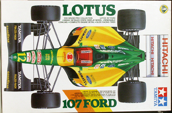 Tamiya Lotus 107 Ford Grand Prix Formula 1 - 1/20 Scale - Spotlight Hobbies