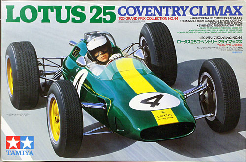 Tamiya Lotus 25 Coventry Climax Grand Prix Formula 1 - 1/20 Scale ...