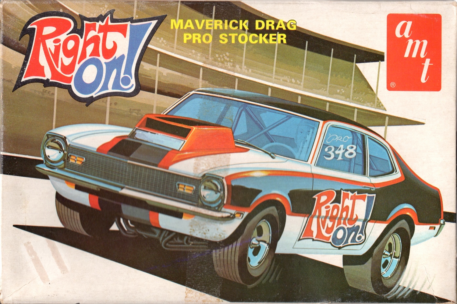 AMT 1970 Ford Maverick Pro Stocker "Right On!" - Spotlight Hobbies