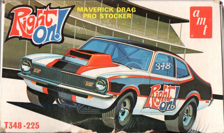 AMT 1970 Ford Maverick Pro Stocker "Right On!" - Spotlight Hobbies