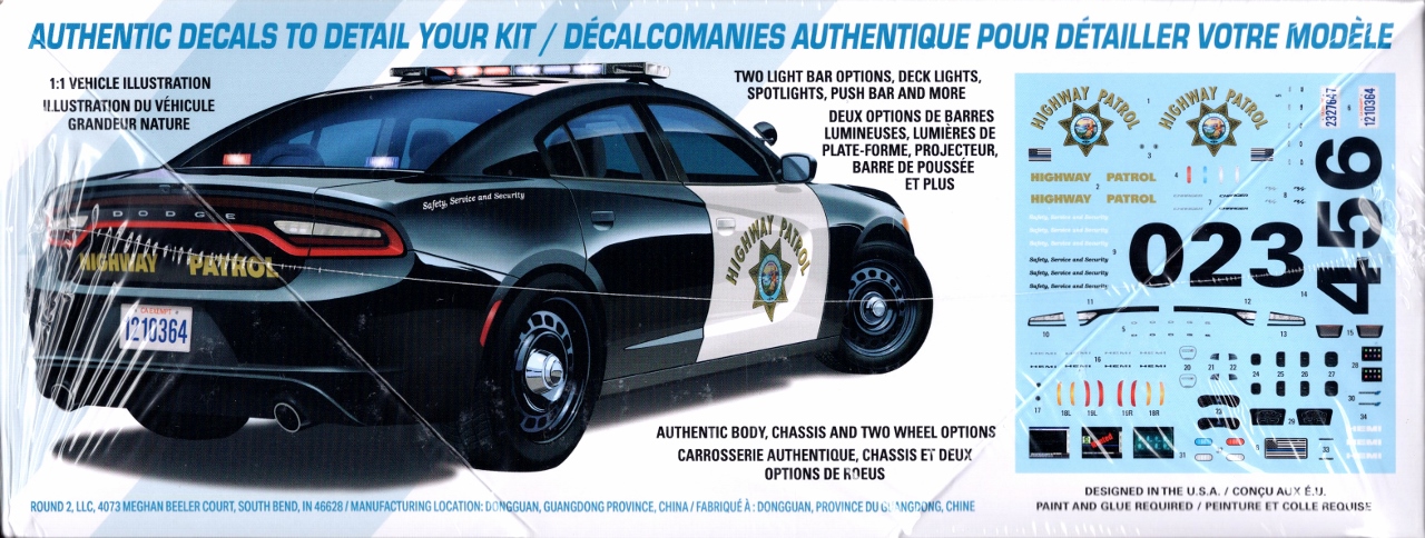 AMT 2021 Dodge Charger Police Pursuit - Spotlight Hobbies
