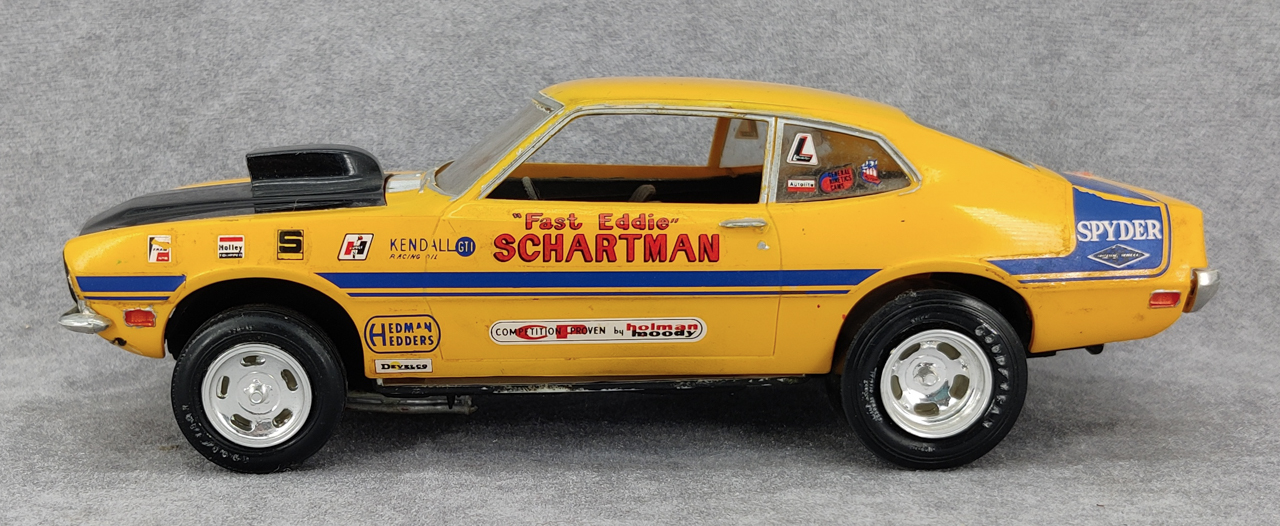 Jo-Han 1970 Ford Maverick Pro Stock Built Kit - Spotlight Hobbies