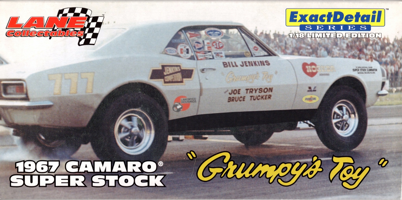 Lane Collectibles "Grumpy's Toy" 1967 Chevy Camaro Super Stock - 1/18 ...
