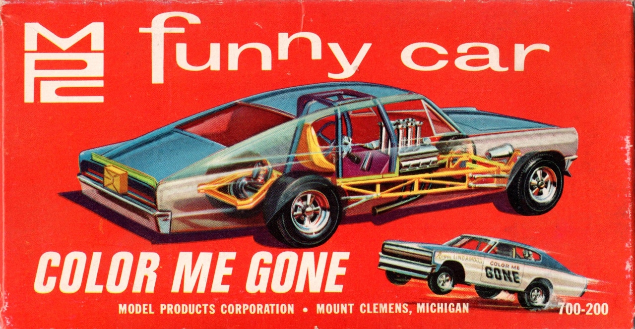MPC Roger Lindamood "Color Me Gone" 1967 Dodge Charger Funny Car ...