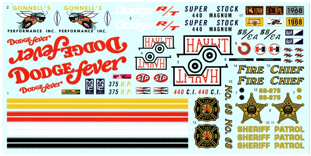 MPC 1968 Dodge Coronet Hardtop with Trailer - Spotlight Hobbies