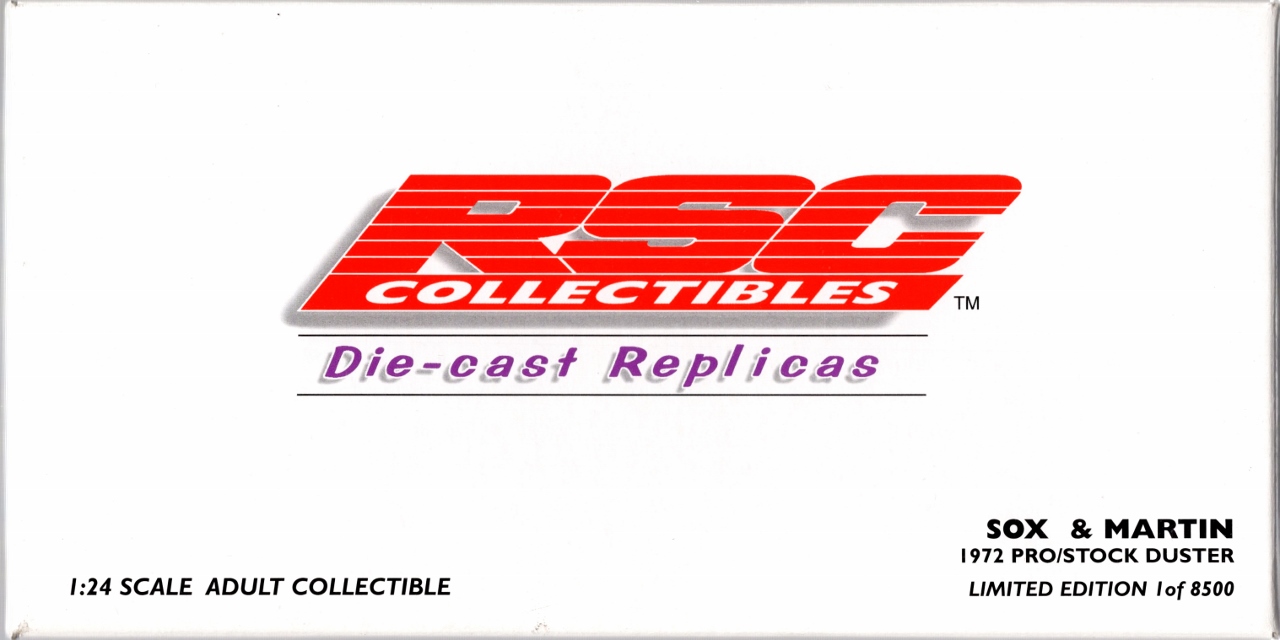 RSC Collectibles "Sox & Martin" 1972 Plymouth Duster Pro Stock ...