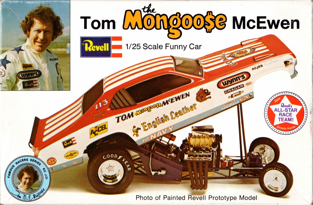 Revell Tom "Mongoose" McEwen "English Leather" Plymouth Duster Funny Car - Spotlight Hobbies