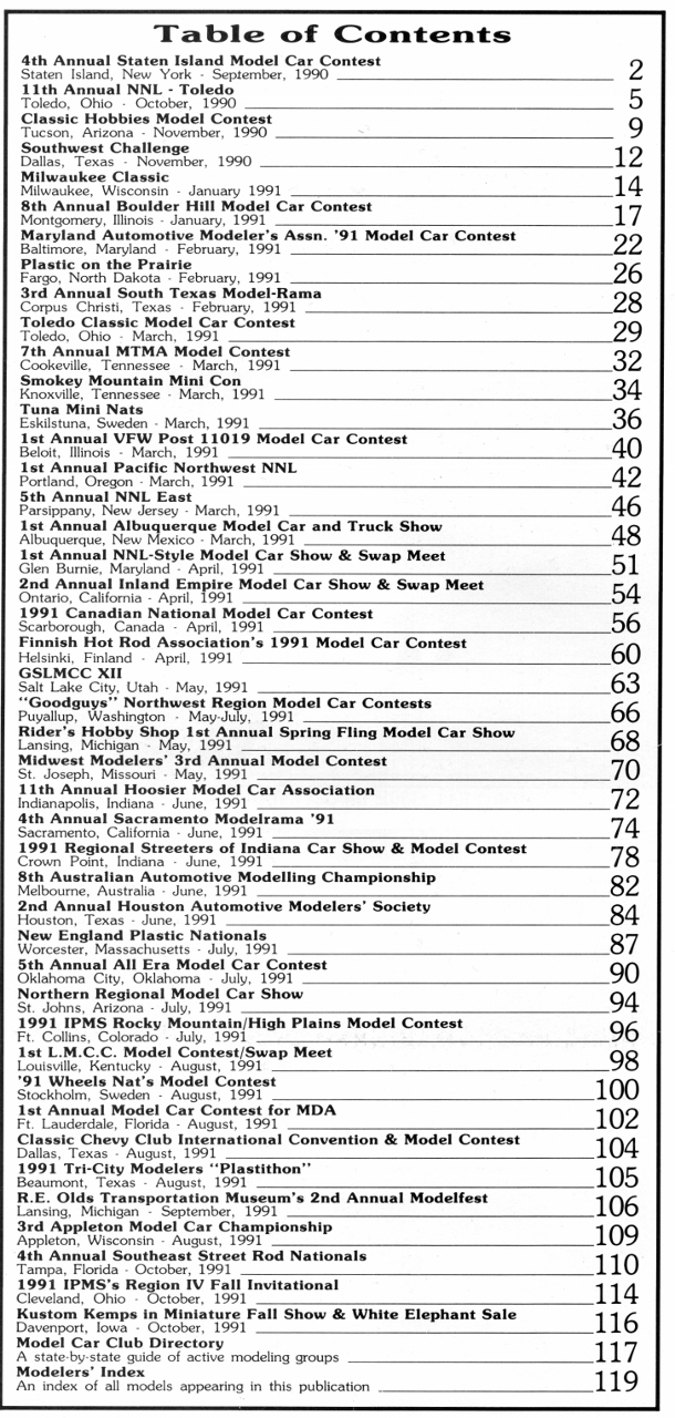 Scale Auto Contest Annual 1991 - Uncirculated - Spotlight Hobbies