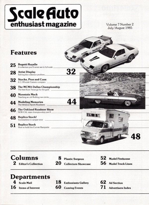 Scale Auto enthusiast Magazine - July/August 1985 - Issue #38 ...