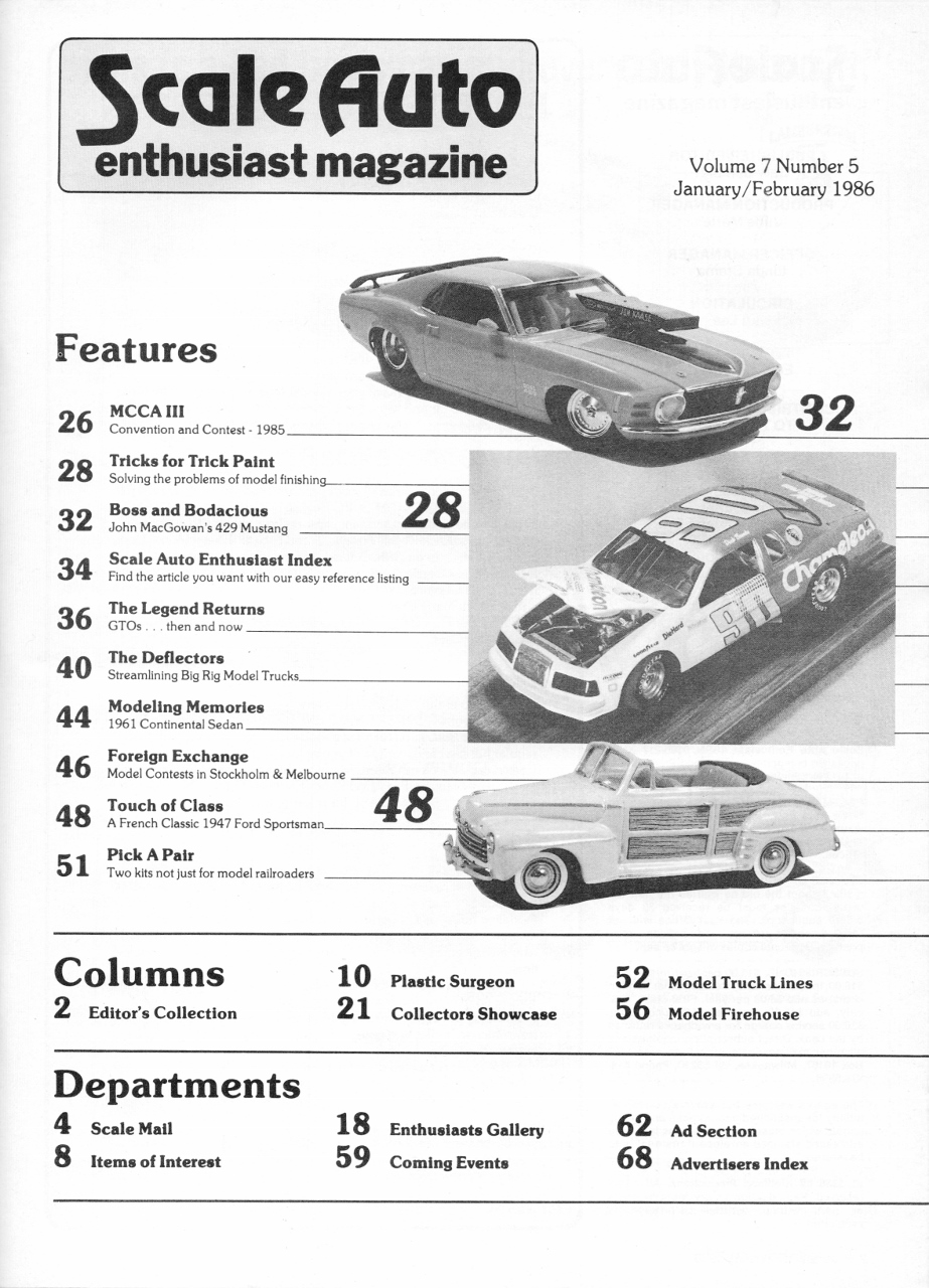 Scale Auto enthusiast Magazine - Jan/Feb. 1986 - Issue #41 ...