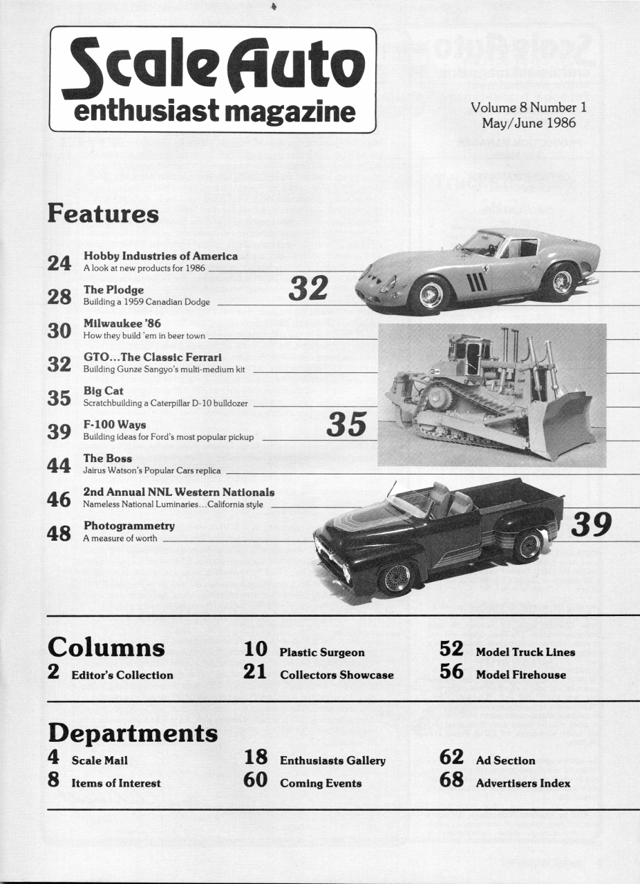 Scale Auto enthusiast Magazine - May/June 1986 - Issue #43 ...