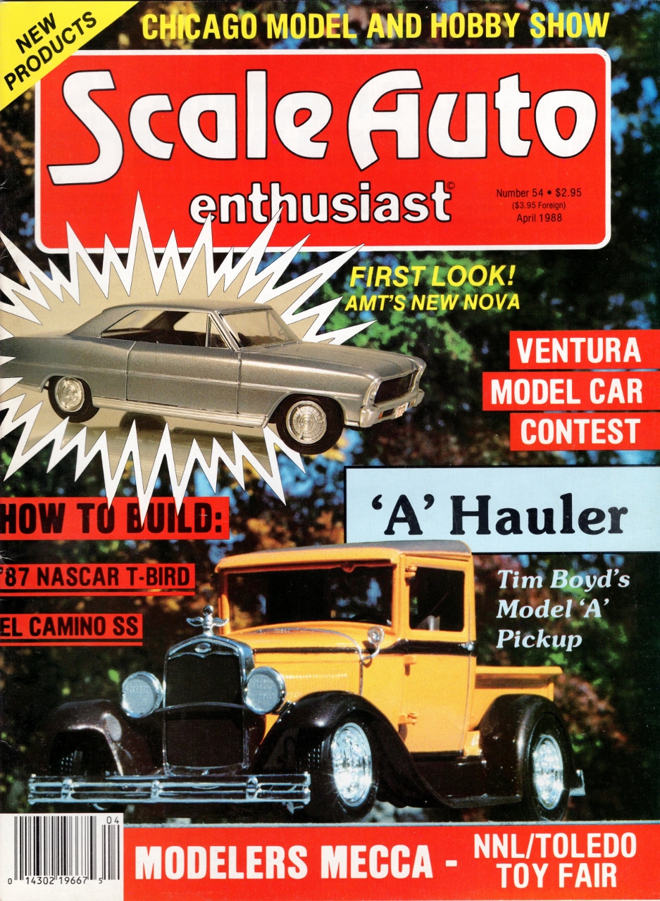 Scale Auto enthusiast Magazine - April 1988 - Issue #54 - Uncirculated ...