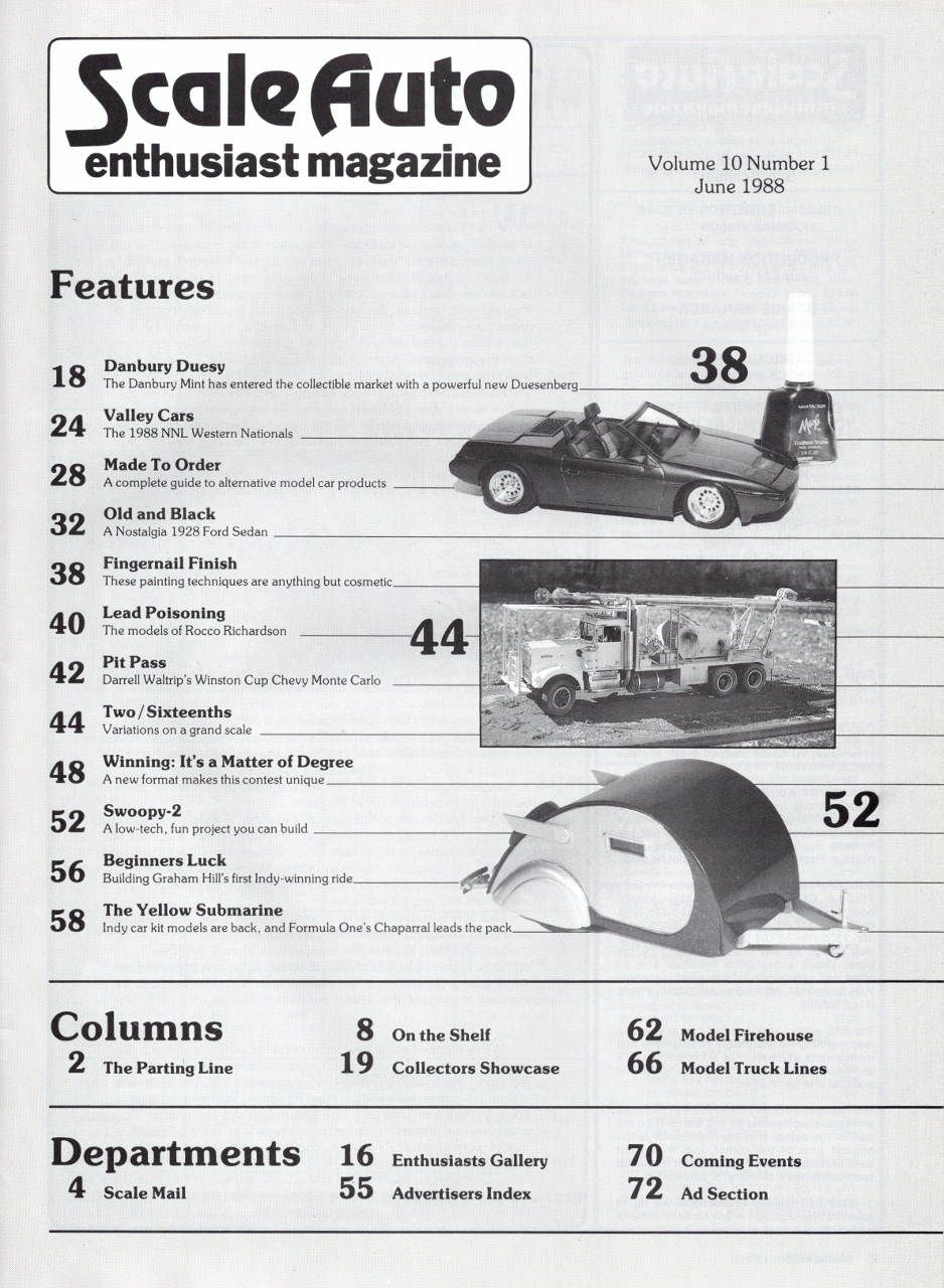 Scale Auto enthusiast Magazine - June 1988 - Issue #55 - Uncirculated ...