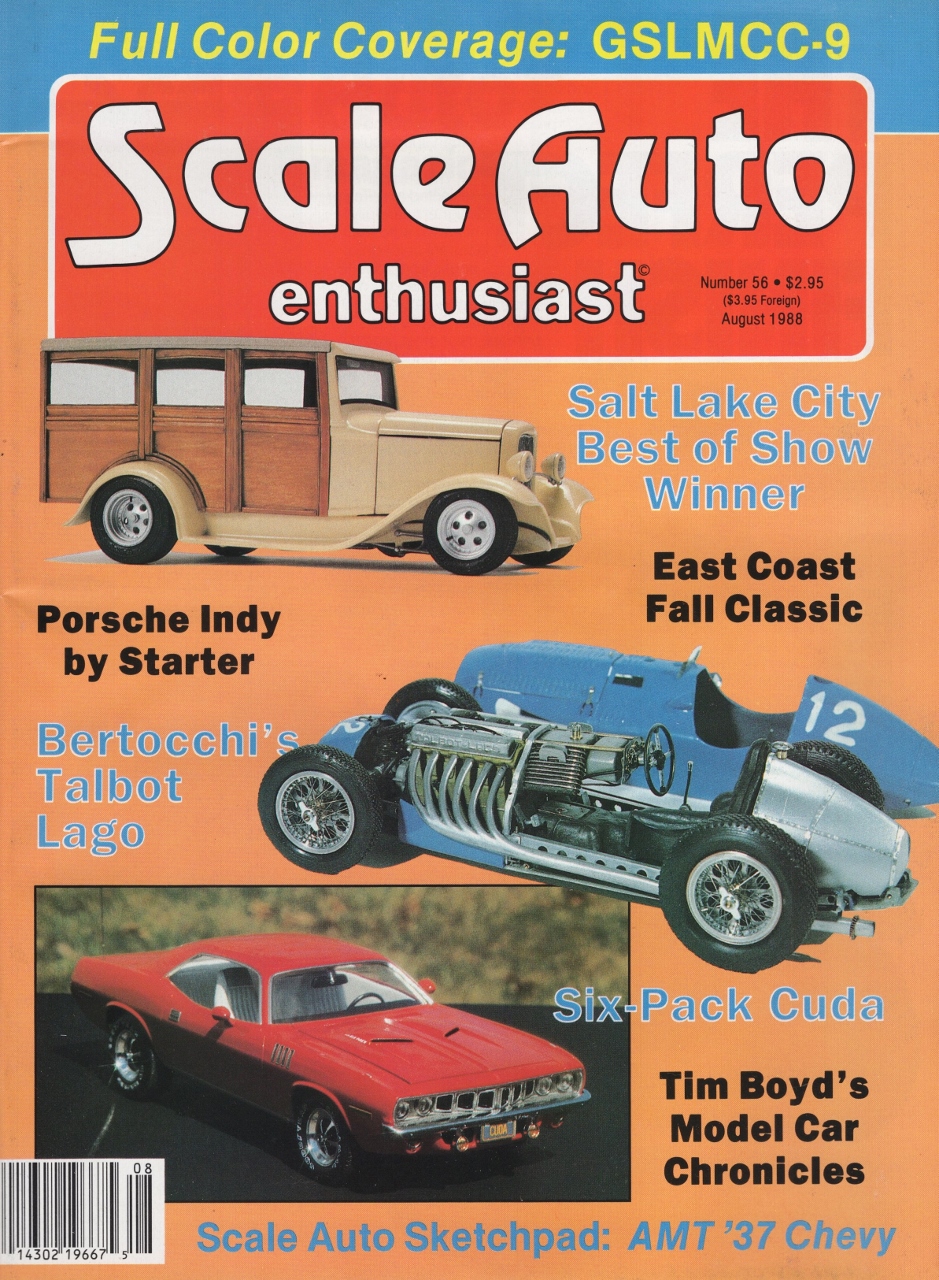 Scale Auto enthusiast Magazine - August 1988 - Issue #56 - Uncirculated ...