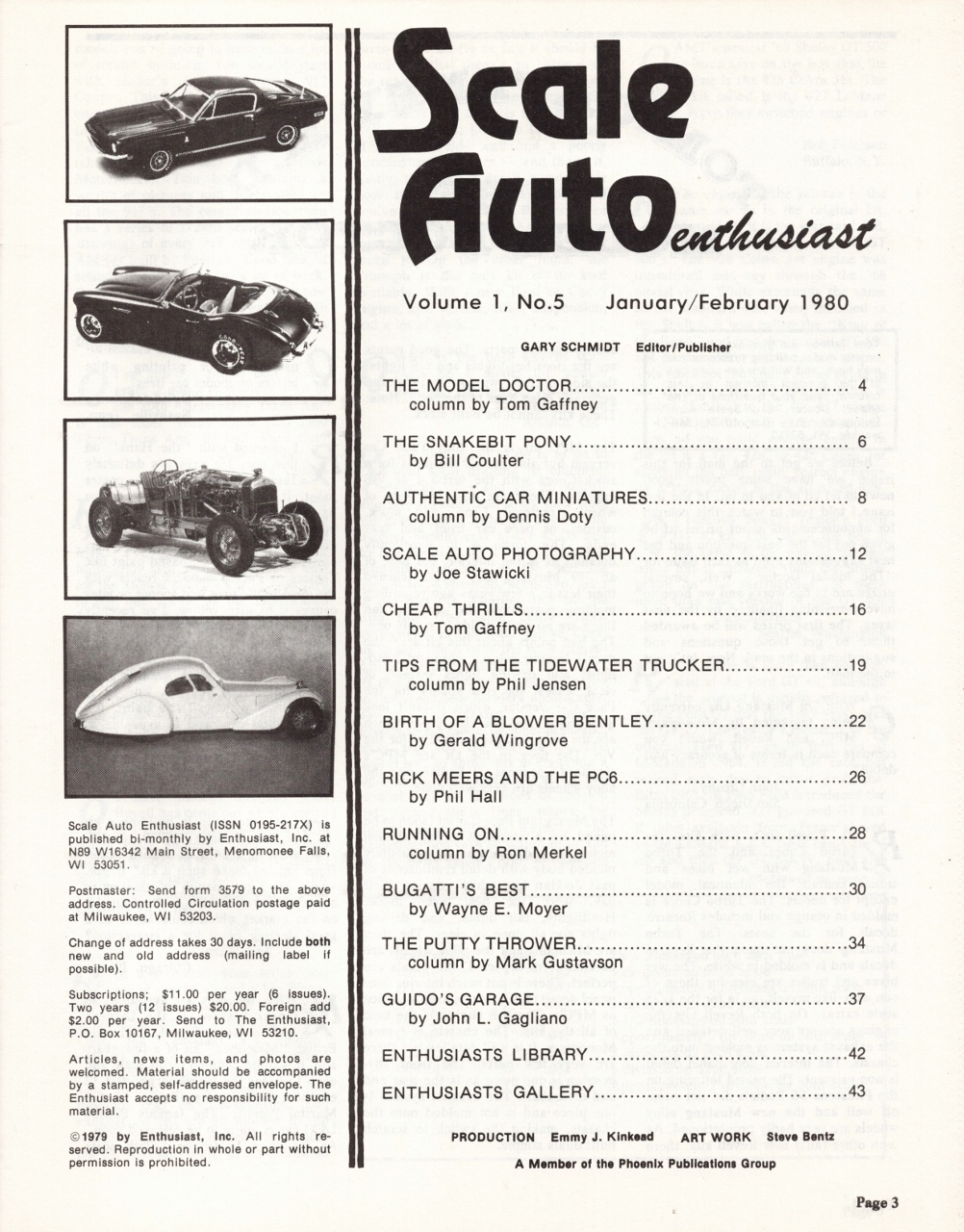 Scale Auto enthusiast Magazine - Jan/Feb. 1980 - Issue #5 ...