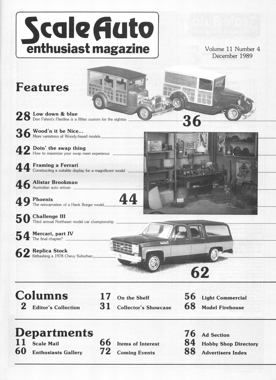 Scale Auto enthusiast Magazine - December 1989 - Issue #64 ...
