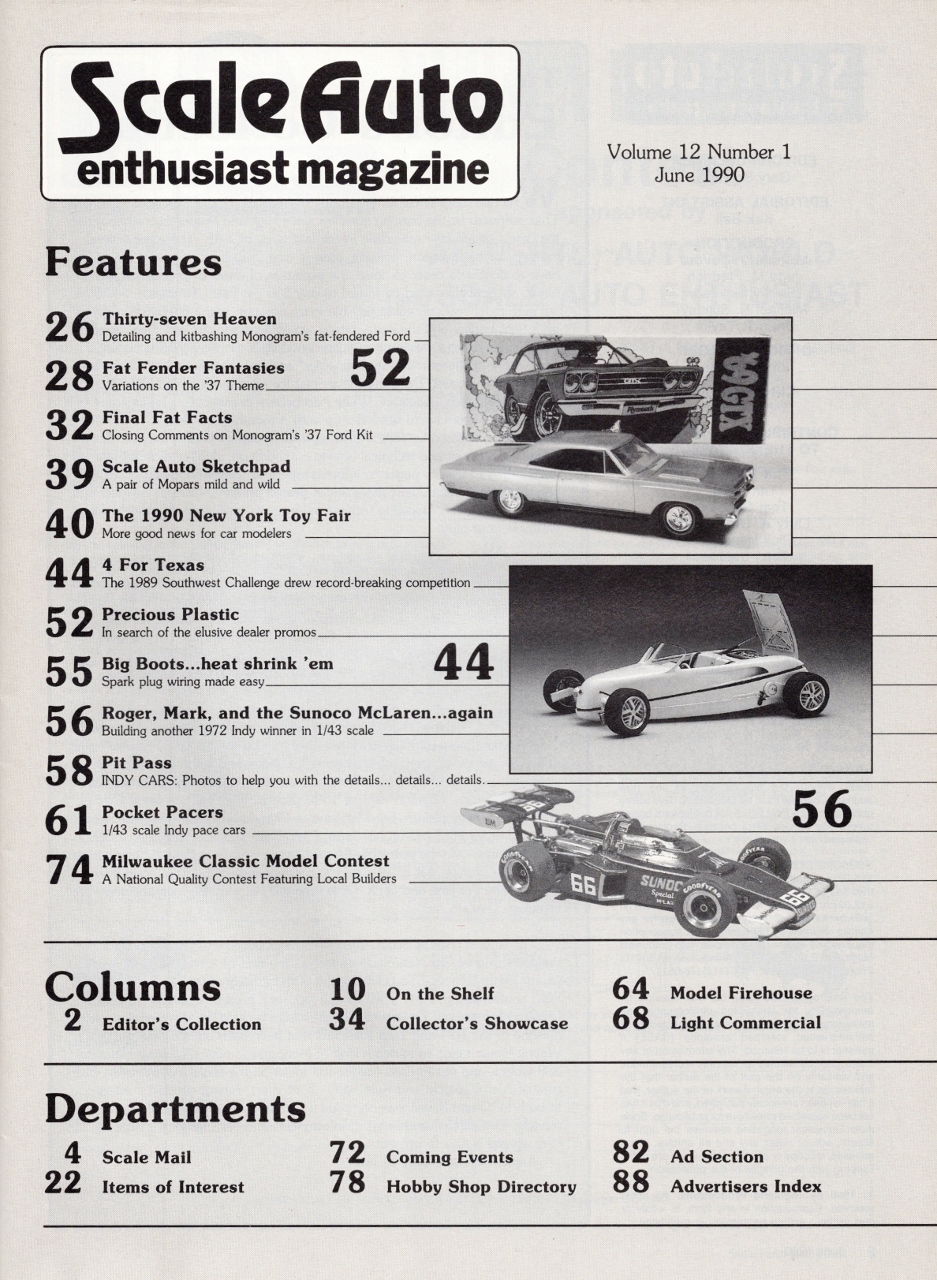 Scale Auto enthusiast Magazine - June 1990 - Issue #67 - Uncirculated ...