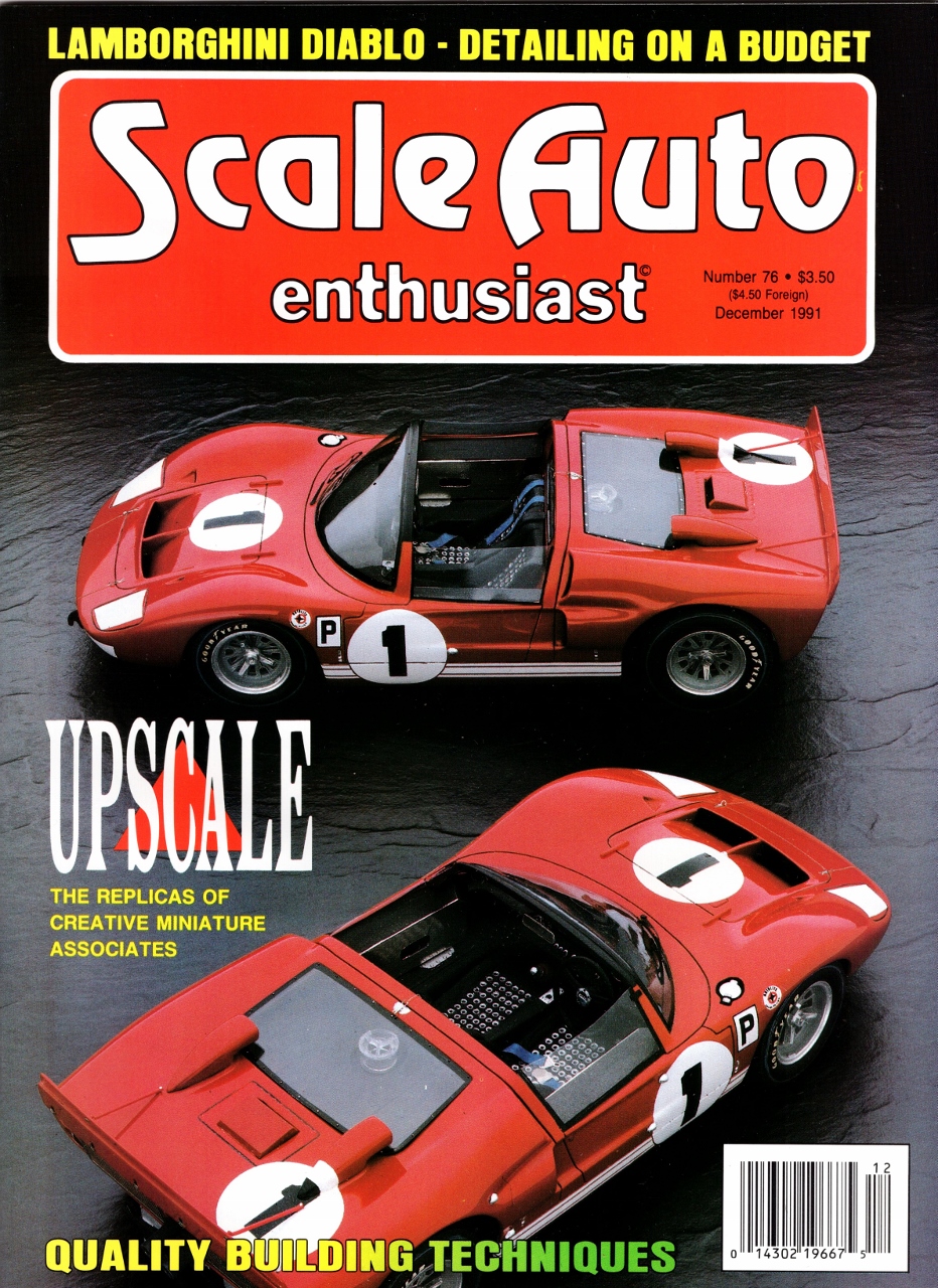Scale Auto enthusiast Magazine - December 1991 - Issue #76 - Uncirculated - Spotlight Hobbies