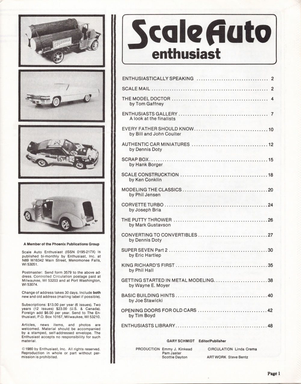 Scale Auto enthusiast Magazine - July/August 1980 - Issue #8 ...