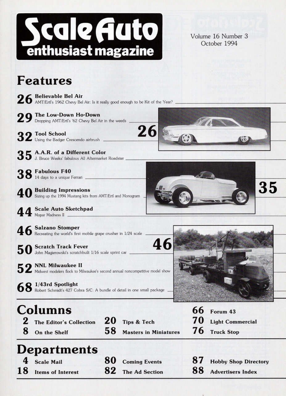 Scale Auto enthusiast Magazine - October 1994 - Issue #93 ...