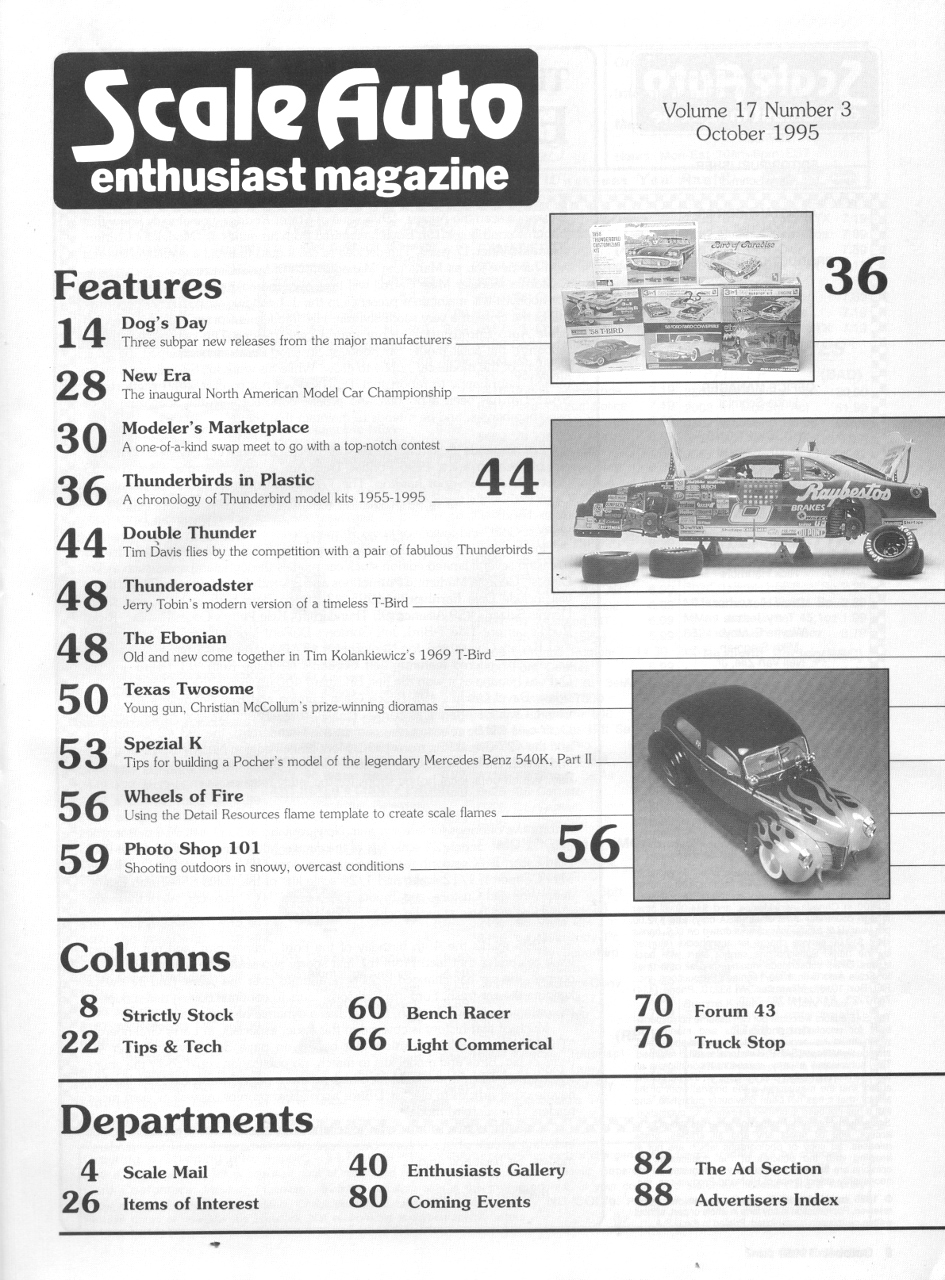 Scale Auto enthusiast Magazine - October 1995 - Issue #99 - Uncirculated - Spotlight Hobbies