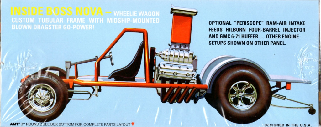 AMT "Boss Nova" 1963 Chevy II Nova Wagon Mid-Engine Funny Car ...