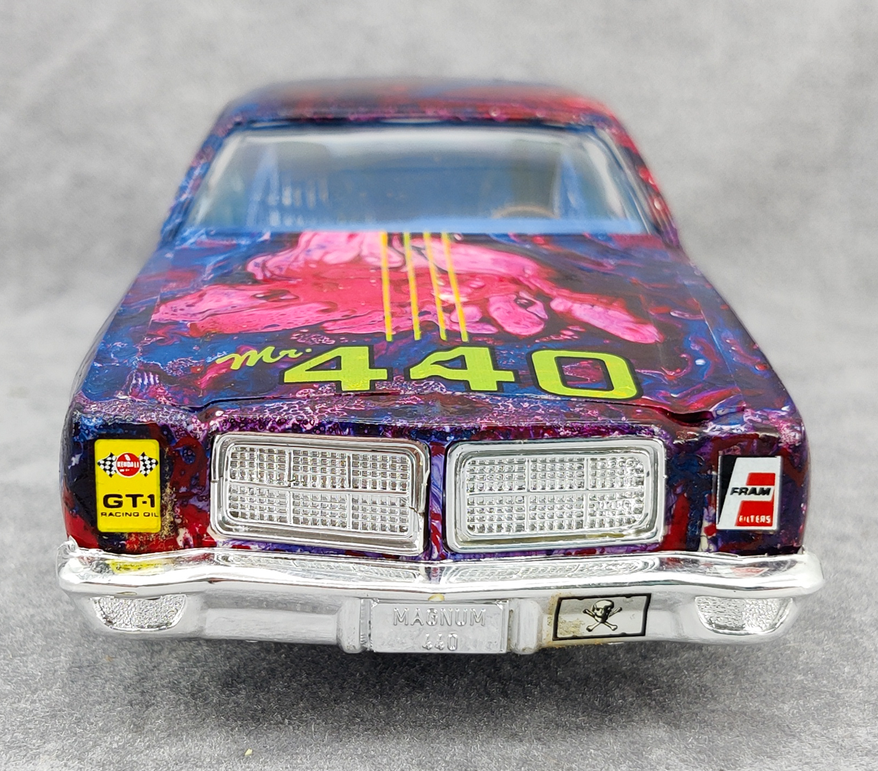 MPC 1977 Dodge Monaco 2-Door Custom Built Kit with Box - Spotlight Hobbies