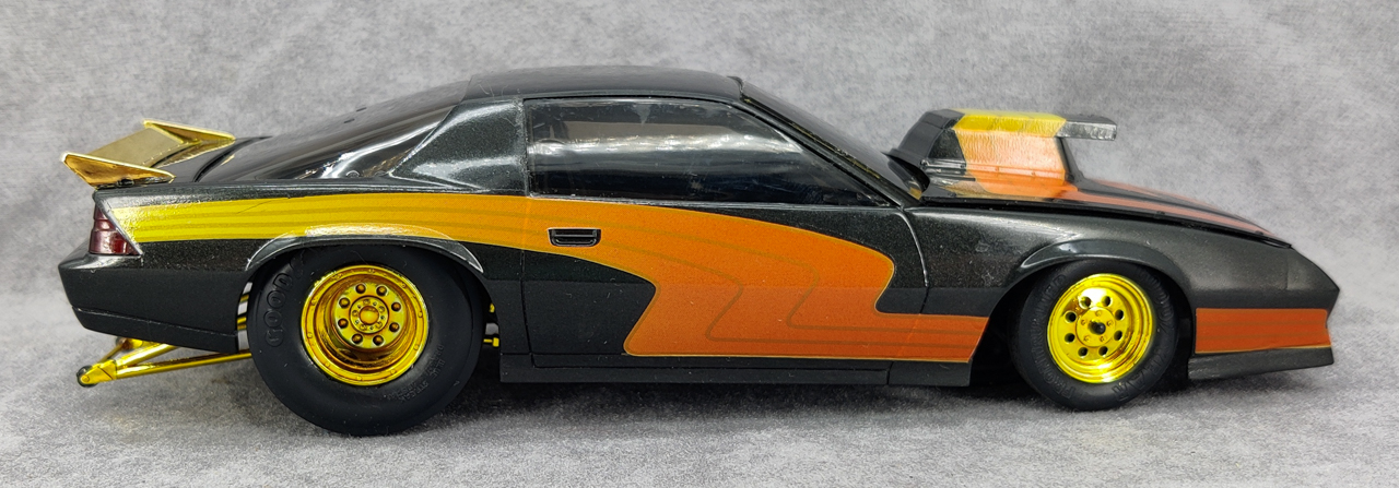 Monogram 1984 Chevy Camaro Pro Street “Mean & Nasty” Built Kit with Box ...