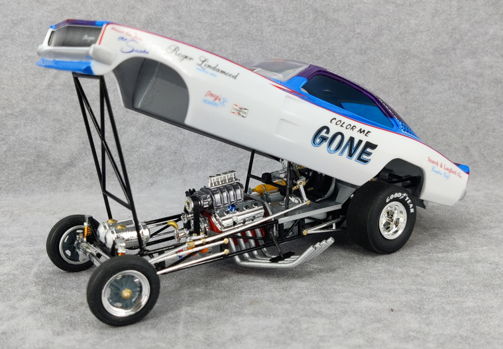 Polar Lights Dodge Charger Funny Car “Color Me Gone” Built Kit ...