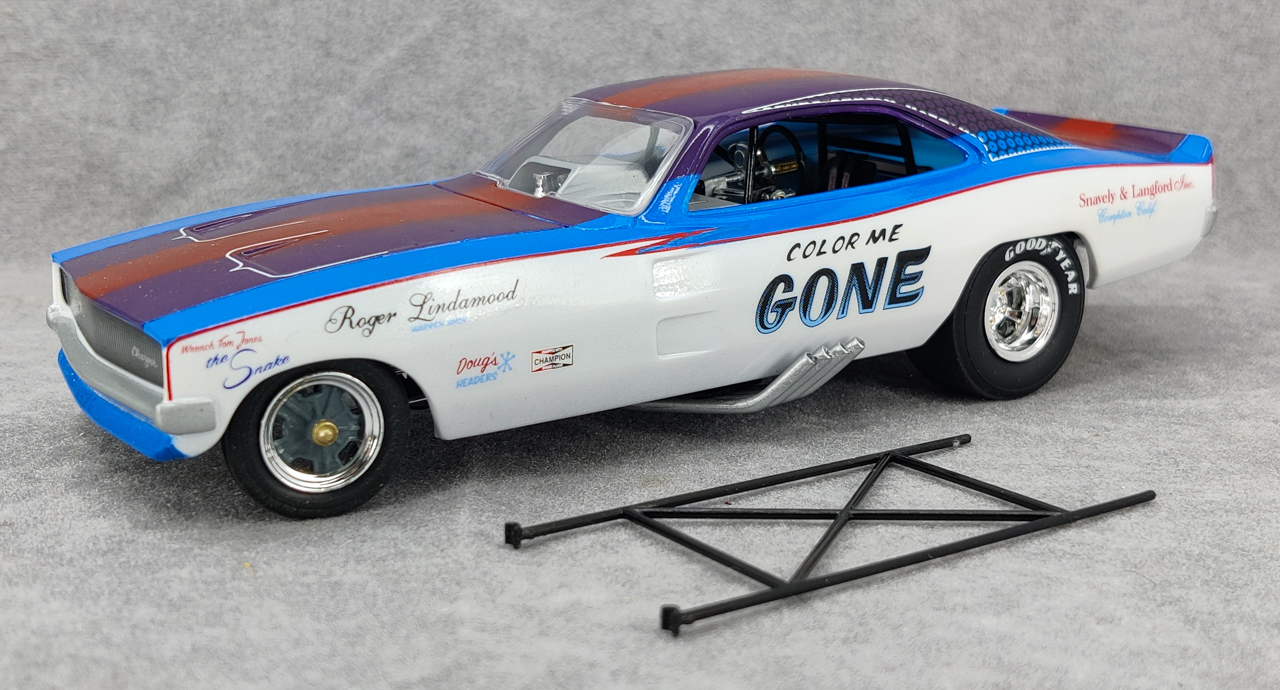 Polar Lights Dodge Charger Funny Car “Color Me Gone” Built Kit ...