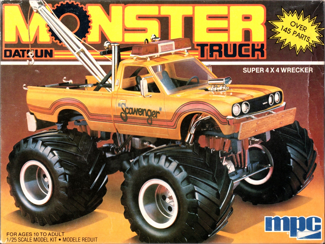 MPC Datsun "Scavenger" Pickup Wrecker Monster Truck - Spotlight Hobbies