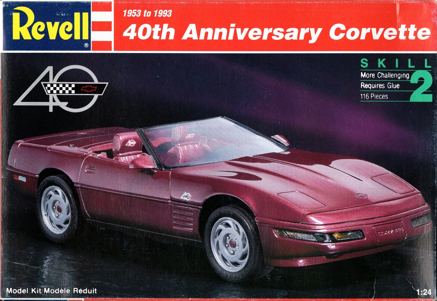 Revell 40th Anniversary 1993 Chevy Corvette Convertible - Spotlight Hobbies
