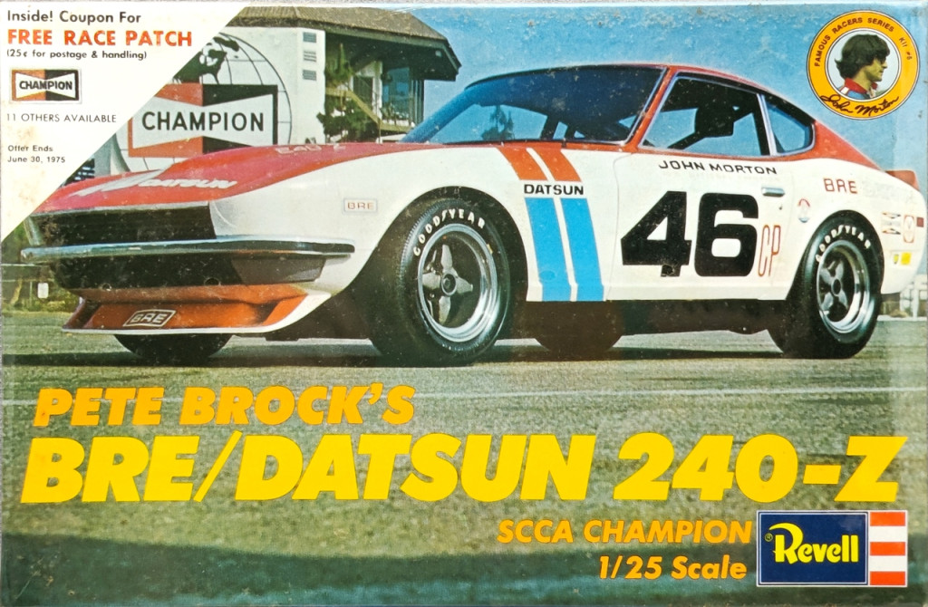 Revell Pete Brock BRE Datsun 240Z Road Racer - Original Issue ...
