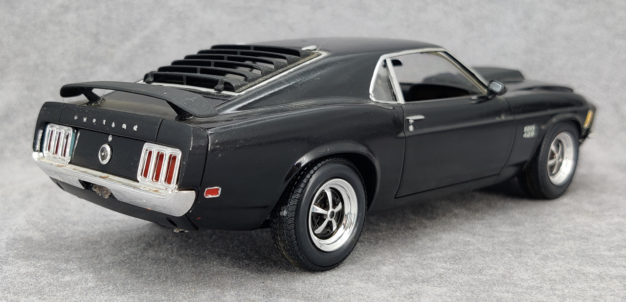 Monogram 1970 Ford Mustang Boss 429 Built Kit - Spotlight Hobbies
