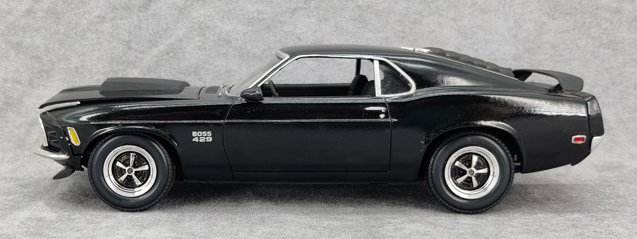 Monogram 1970 Ford Mustang Boss 429 Built Kit - Spotlight Hobbies