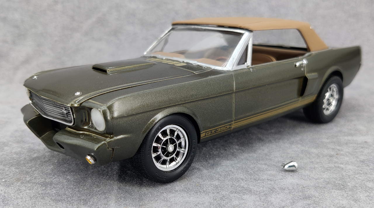 Monogram 1966 Ford Mustang Convertible Custom Built Kit - Spotlight Hobbies