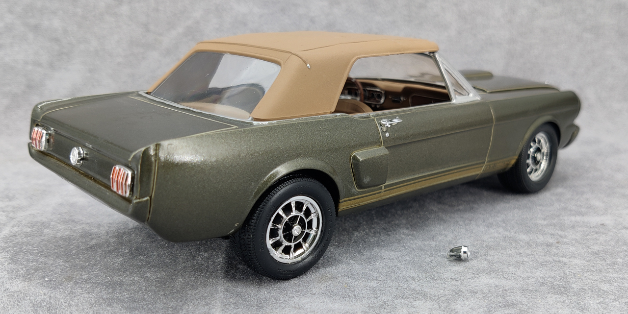 Monogram 1966 Ford Mustang Convertible Custom Built Kit - Spotlight Hobbies